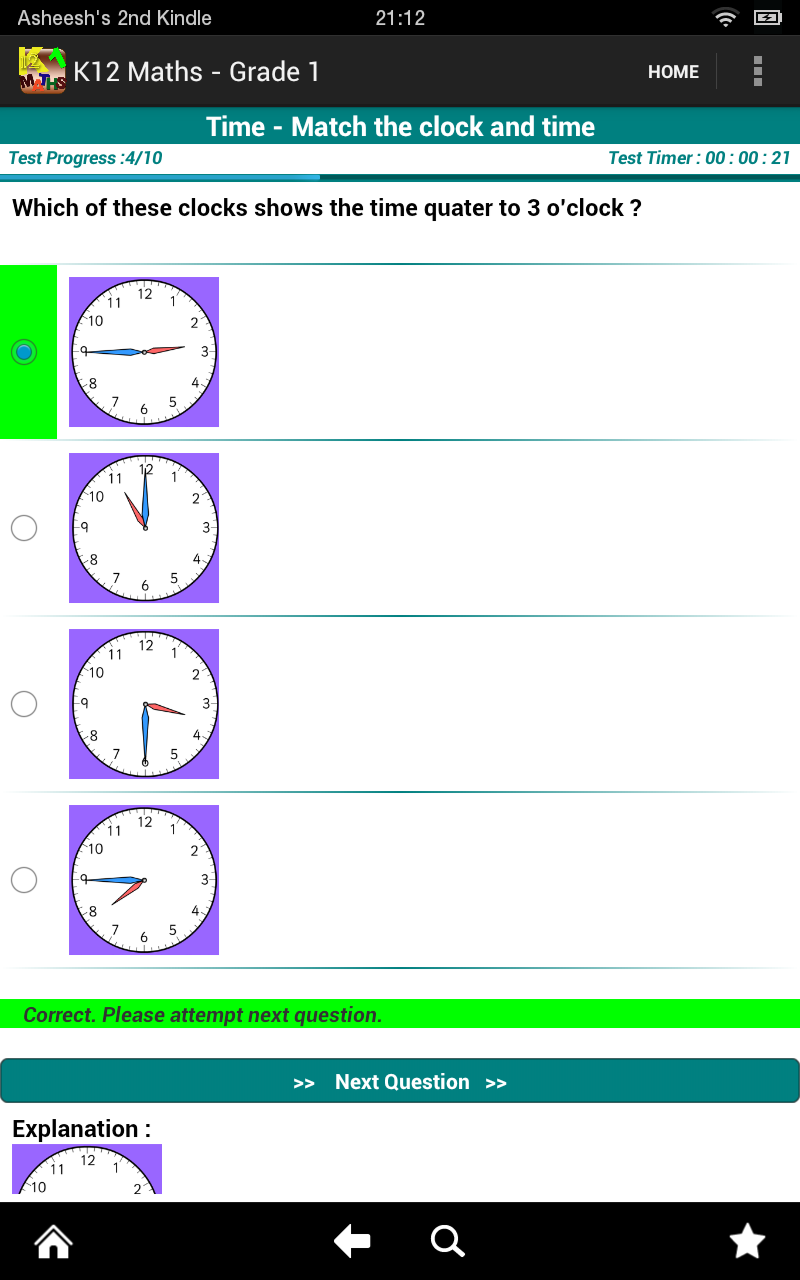 K12 Maths - Grade 1 - App on the Amazon Appstore
