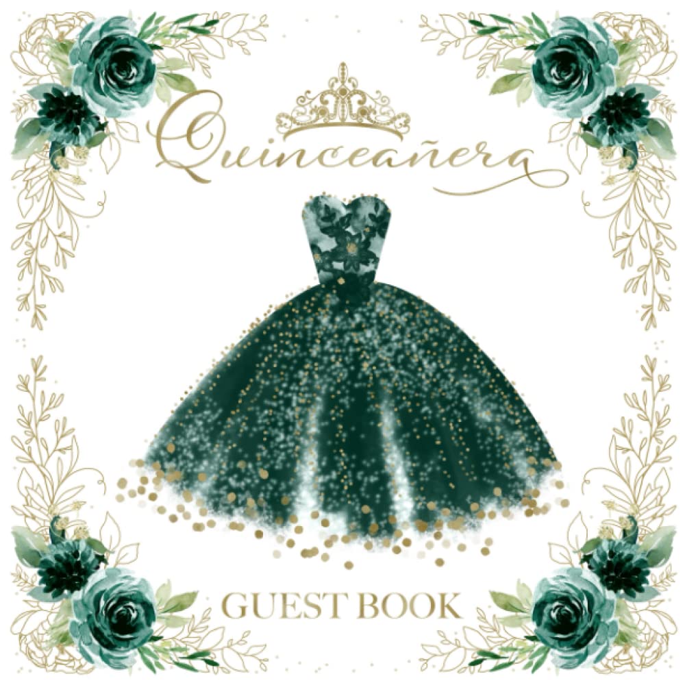 Quinceanera Guest Book: Guest Sign In Book For Quince Party - Gift Log ...