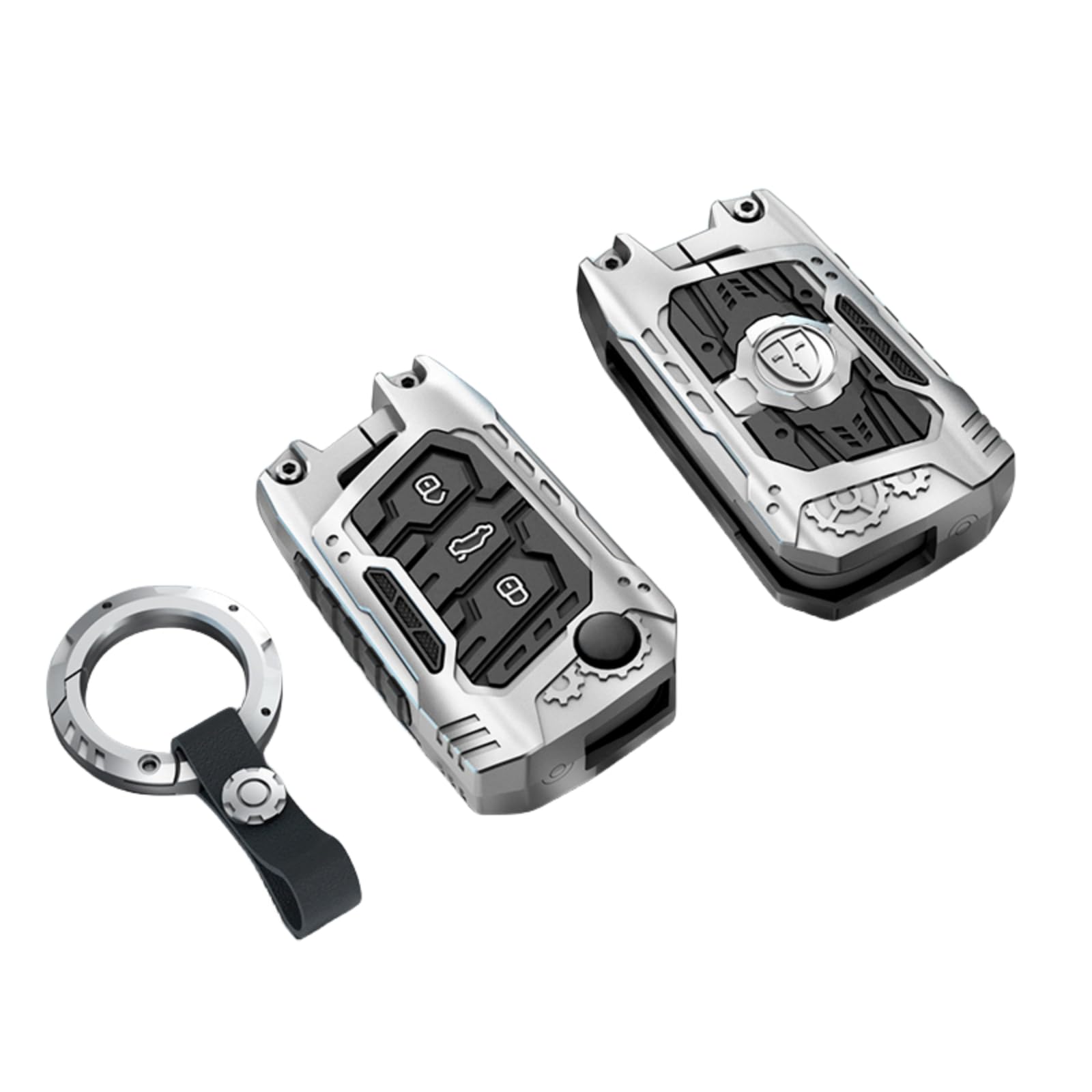Facaizhu Heavy Metal Key Fob Cover Case Protector For Volkswagen ...