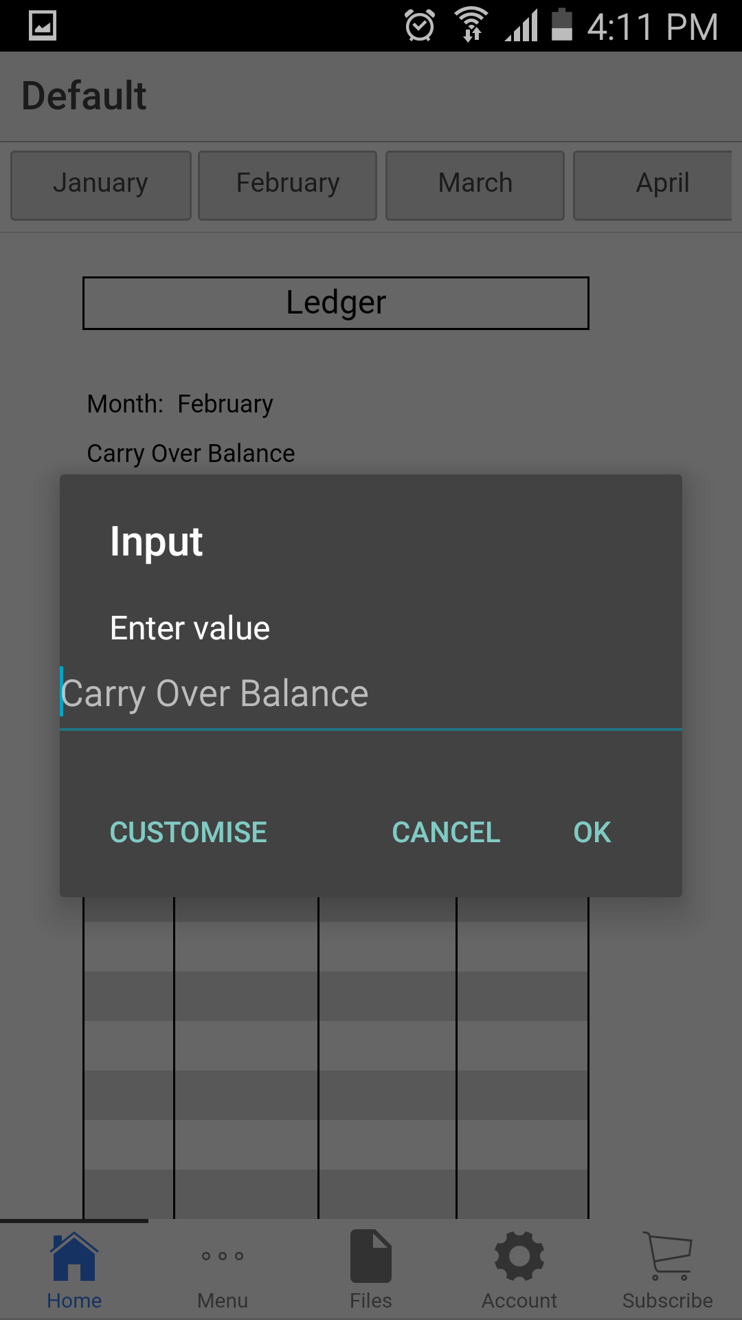 Monthly Ledger - App on Amazon Appstore