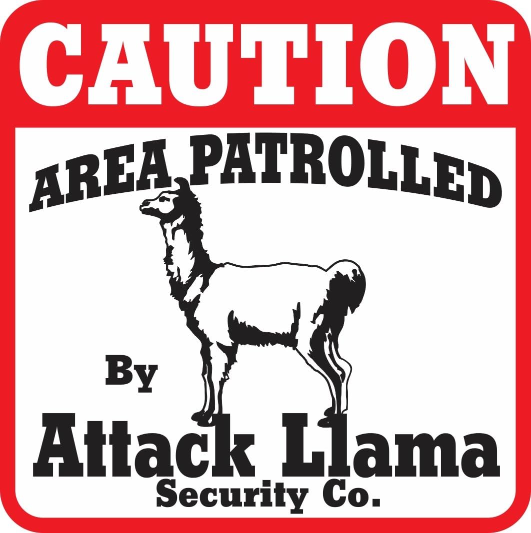 Amazon.com: Caution Attack Goat Sign : Home & Kitchen