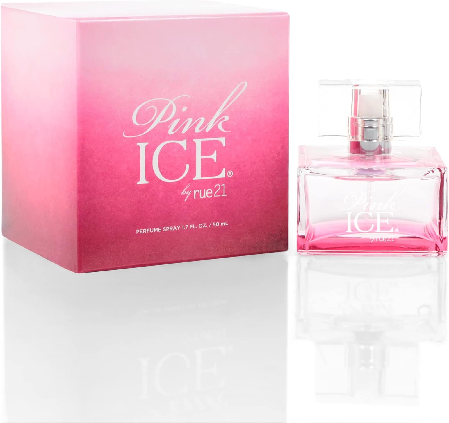 Amazon.com : Rue 21 Pink Ice Eau De Parfum Women's Perfume Spray - 1.7 ...