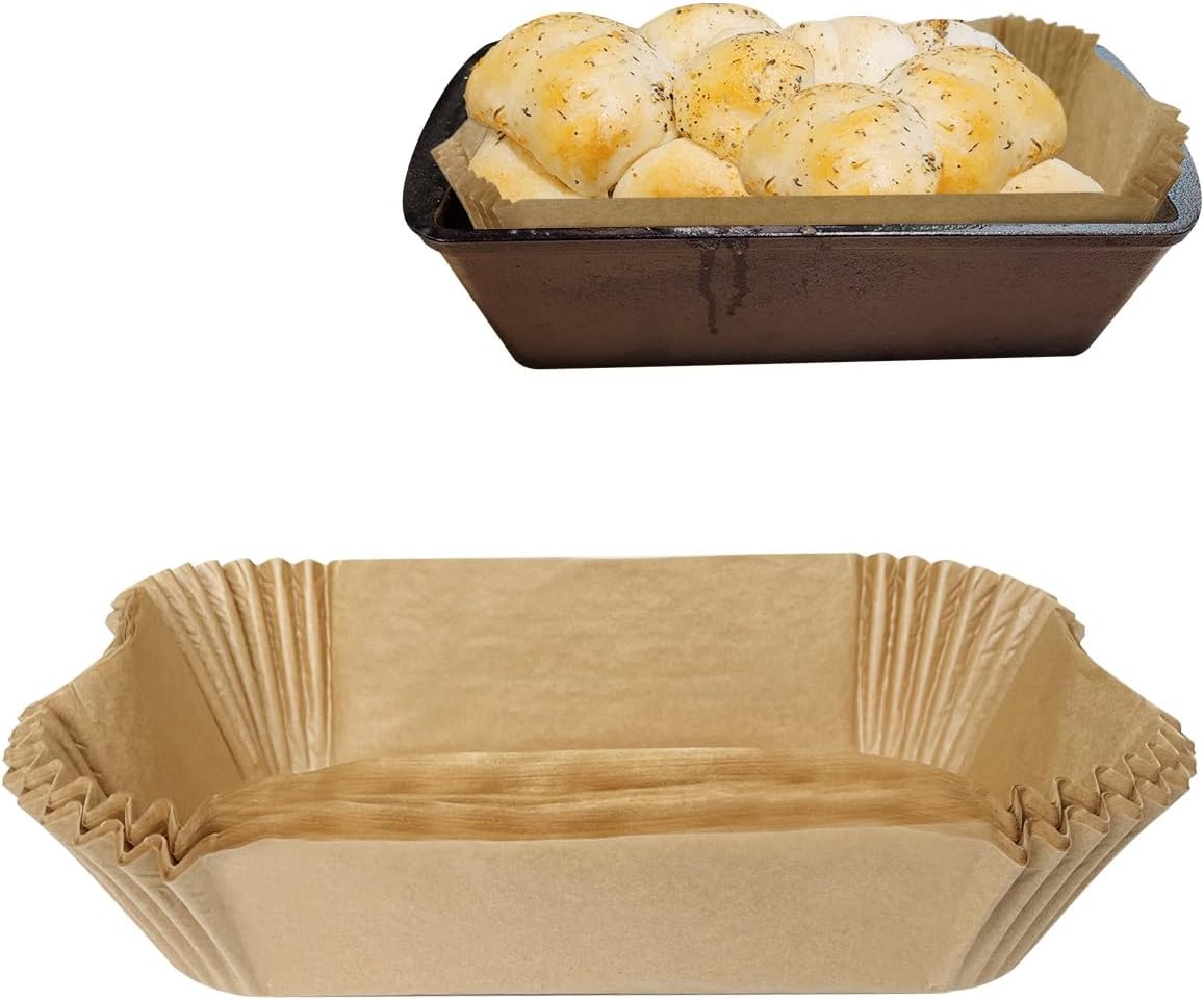 Amazon.com: 50 Pcs Paper Loaf Pan Liners，9x5 Inch Bread Pan Parchment ...