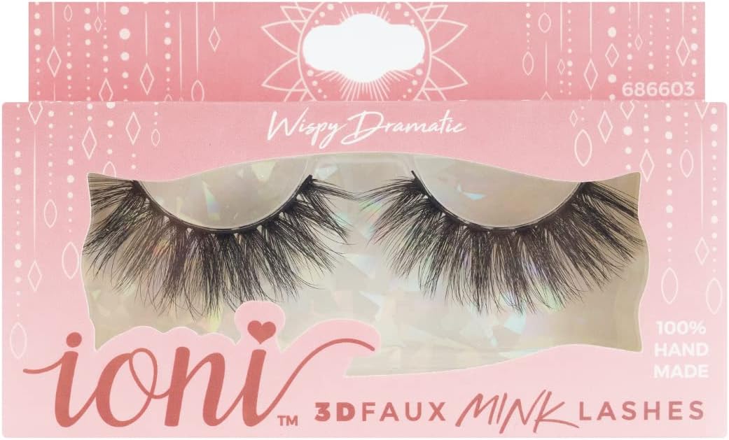 Amazon.com: IONI 3D Faux Mink Lashes XL Wispy Full Dramatic 686604 ...