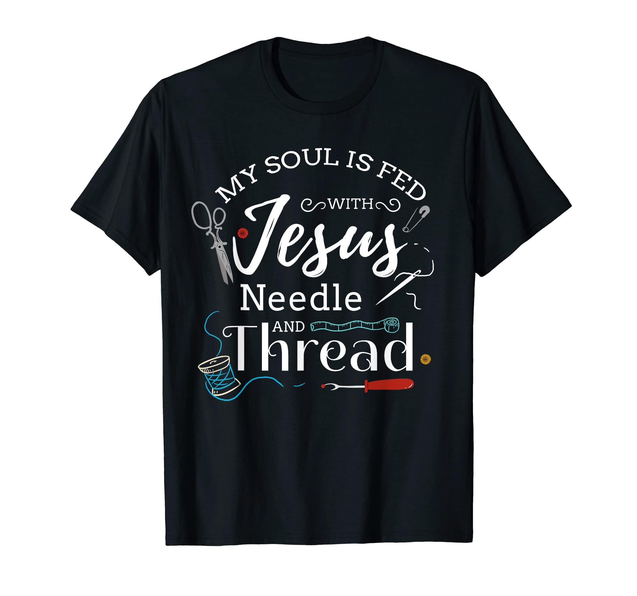 Amazon.com: Sewing Jesus Shirt Quilting Needle Christian T-Shirt T ...