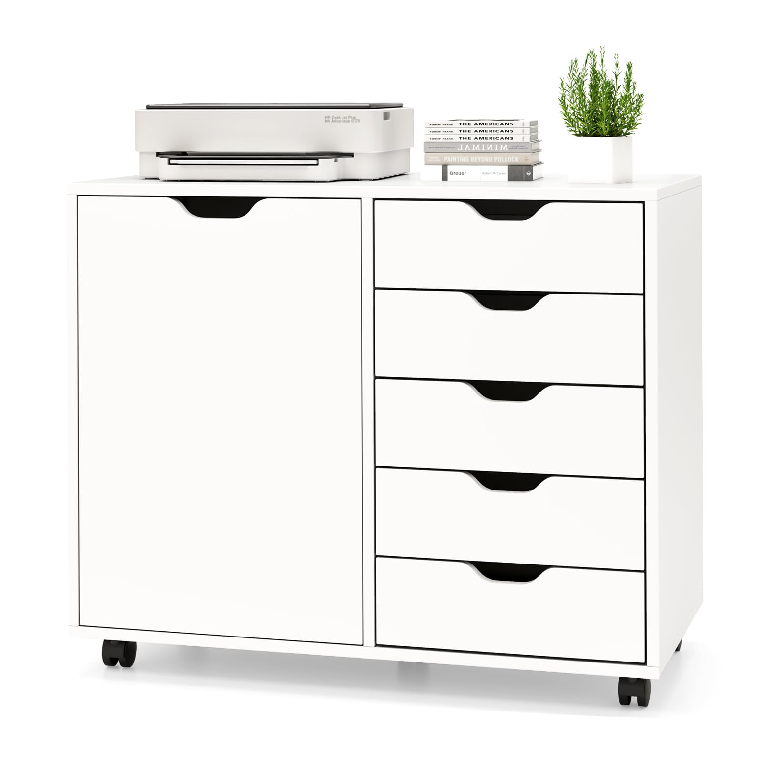 White File Cabinet Fully Assembled 3 Drawer Steel Metal Filing Cabinet
