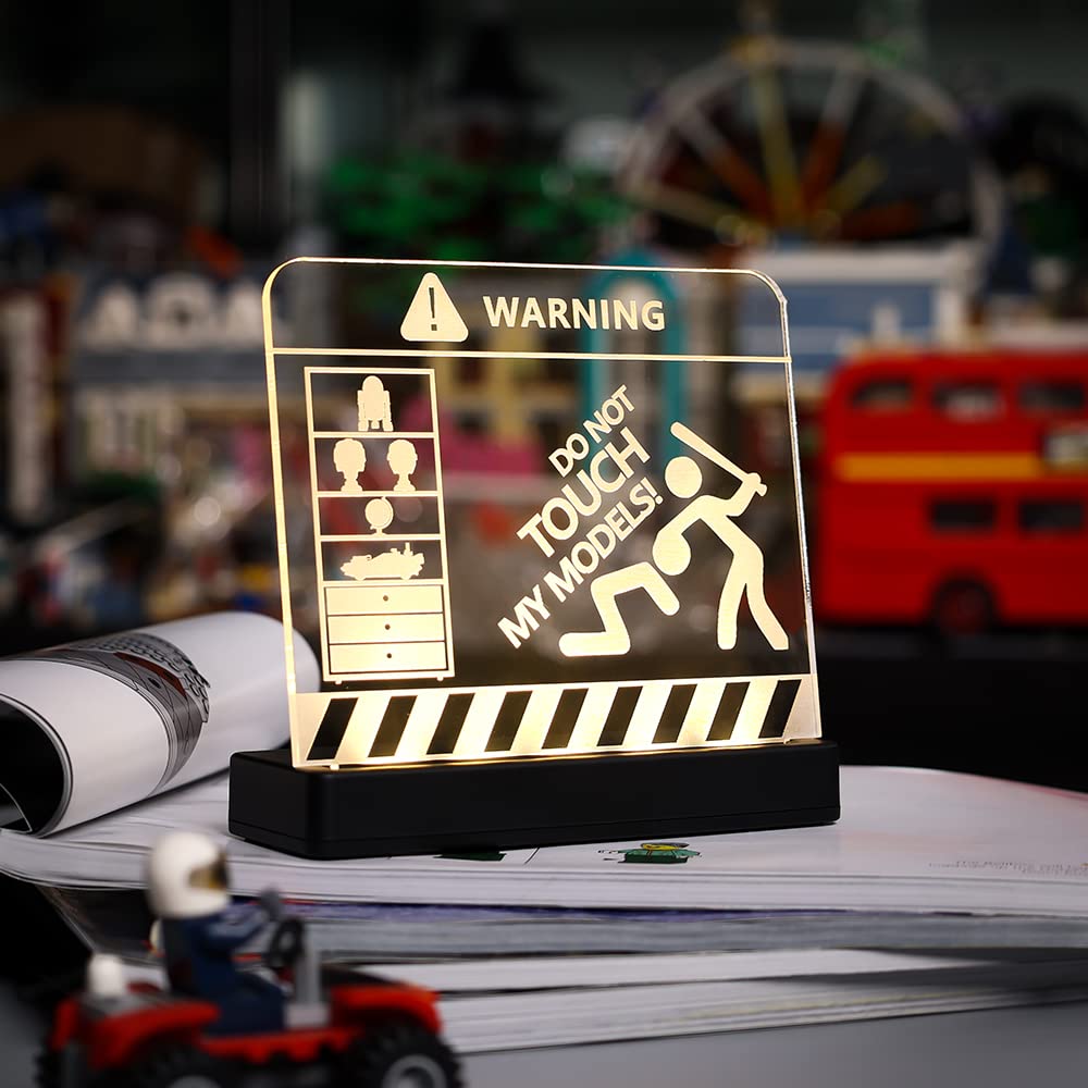 Snapklik.com : Kyglaring Universal Warning Display Sign For Any Lego ...