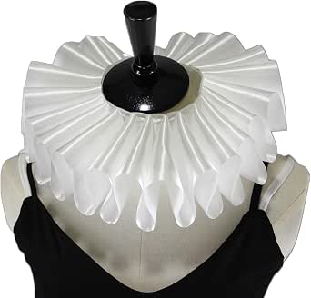 Amazon.com: Elizabethan Ruff Collar, Renaissance Ruffle Clown Costume ...