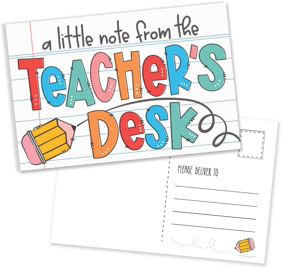 Amazon.com : Brag Cards Teacher Mail - 50 Postcards For Notes Home To ...