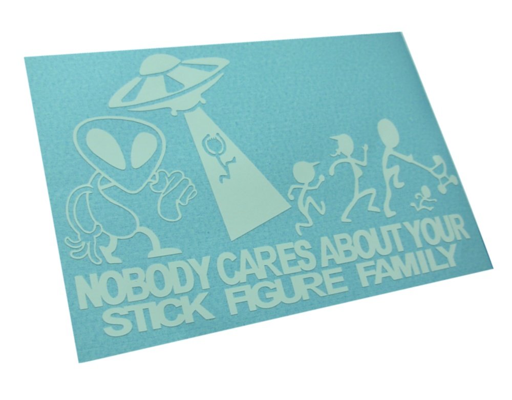 Alien Family Car Decals