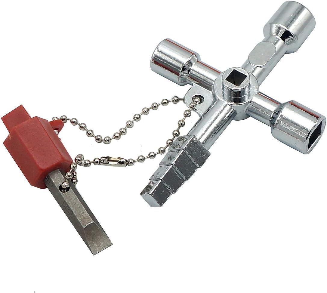 hep® Universal Utility Key, Radiator Key, Tap Key, Unlocks Electric ...