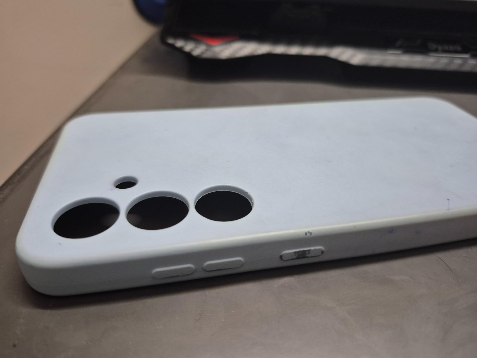 TheGiftKart Liquid Silicone Back Cover Case for Samsung Galaxy S24 FE 5G | Soft Micro-Fibre ...