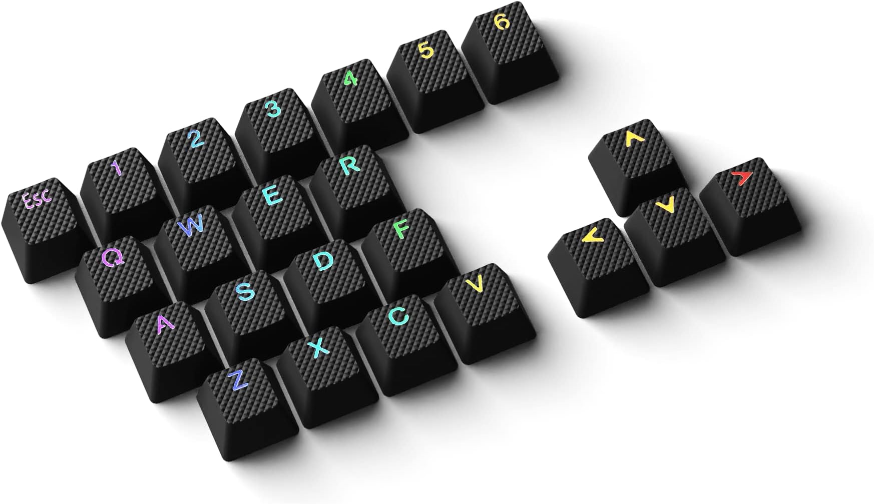 Amazon.com: Texture Tactility Backlit keycaps Key Cap Replacement for ...