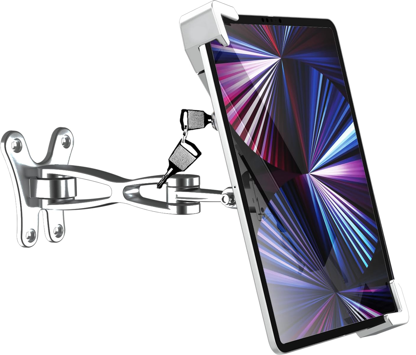 Oilcan Anti Theft Wall Tablet Stand, Lockable Tablet Wall Mount with ...