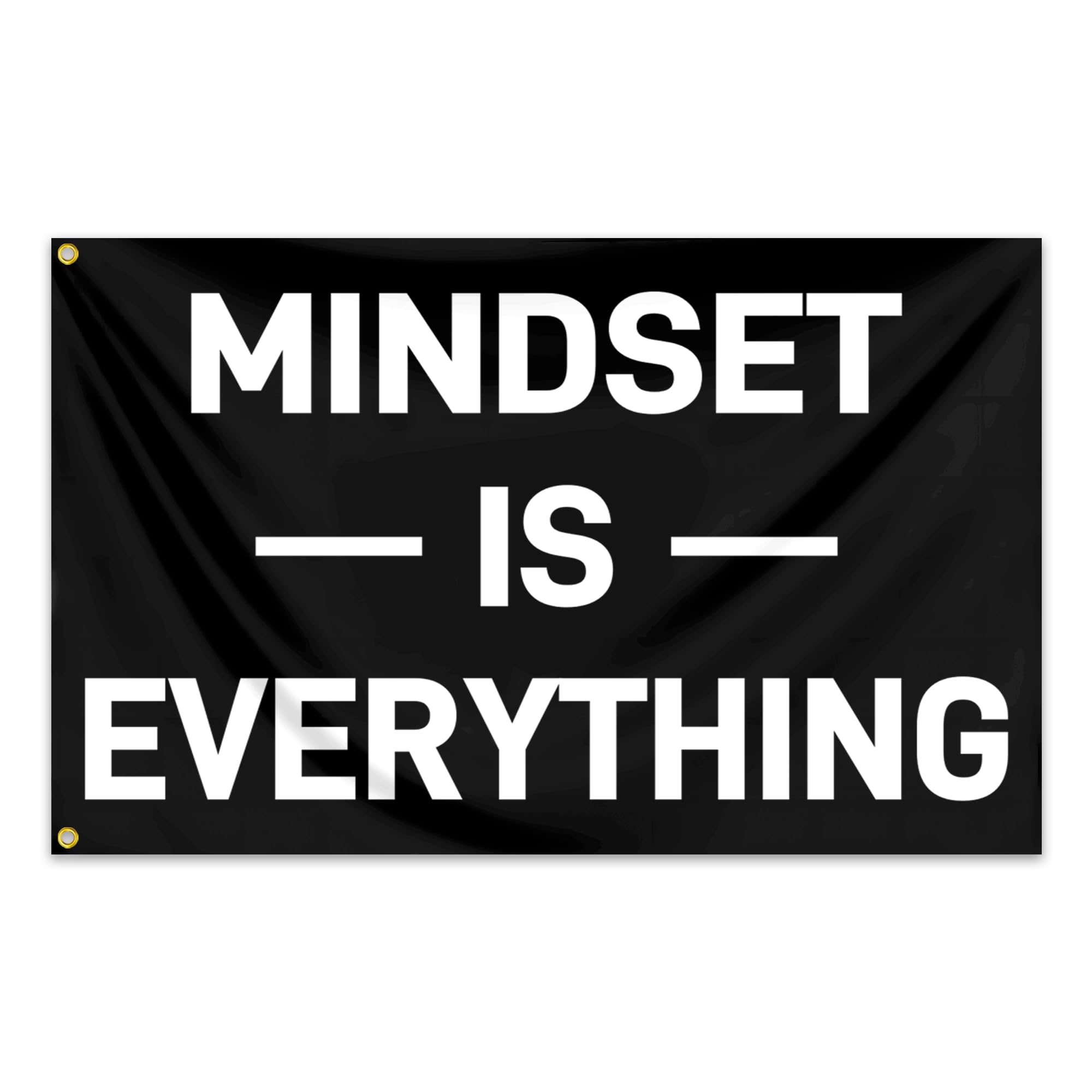 Amazon.com : Mindset is Everything Flag 3x5 Ft Motivational Fitness ...