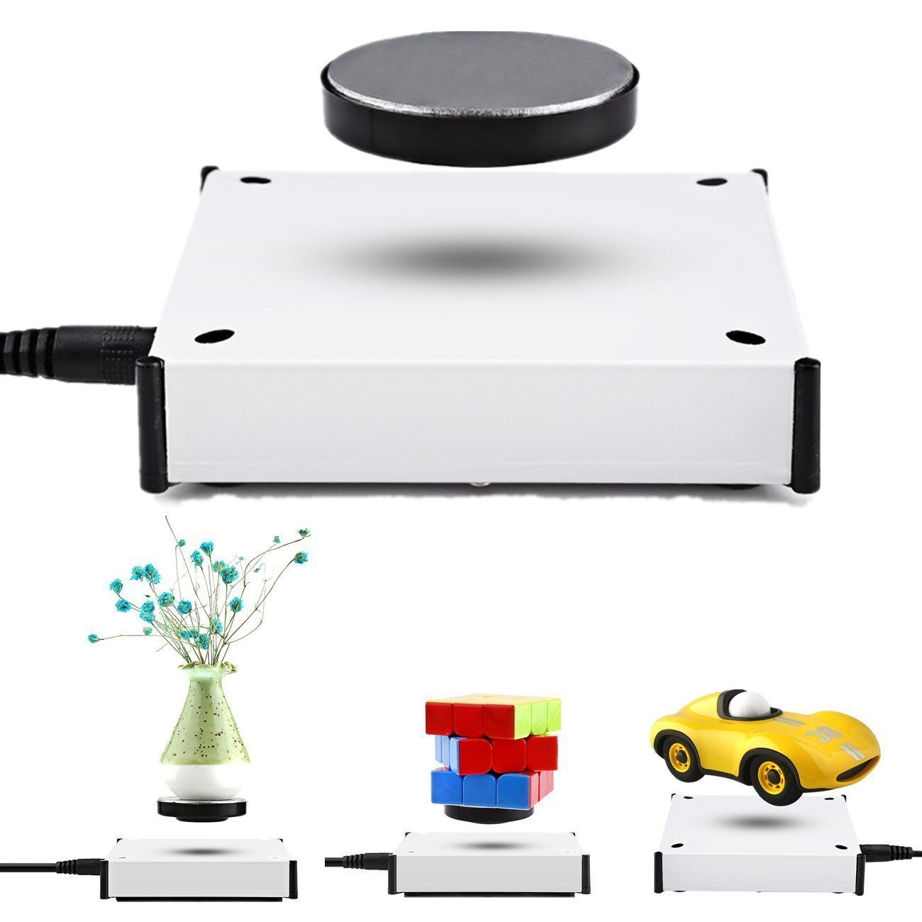 Buy ZJchao Rotating Platform, Magnetic Levitation Platform LED Maglev ...