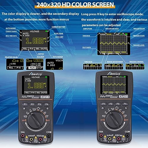 Snapklik.com : 2 In 1 Oscilloscope Multimeter Function Digital ...
