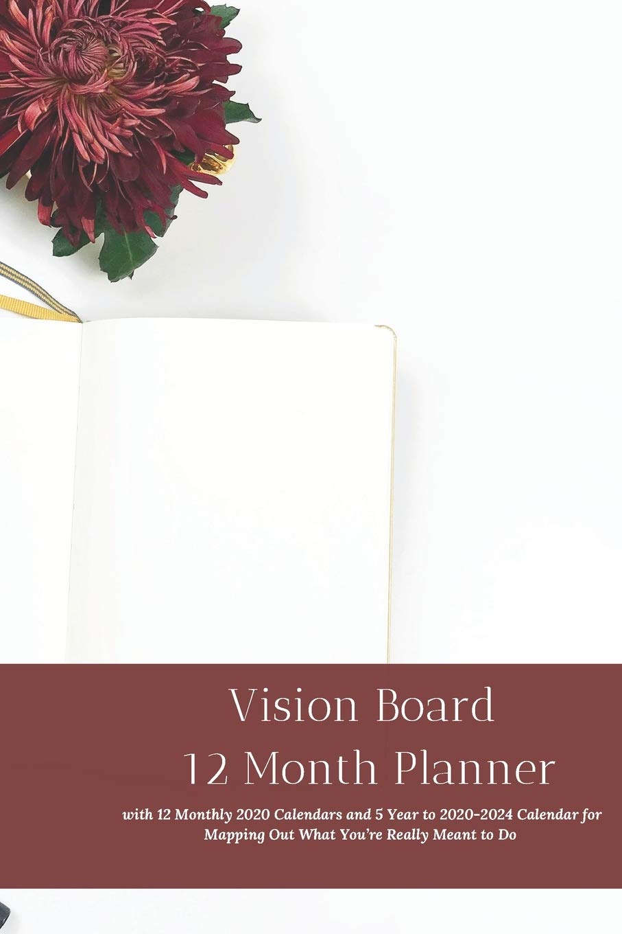 Buy Vision Board 12 Month Planner, 12 Month 2020 5 Year 2020-2024 for ...