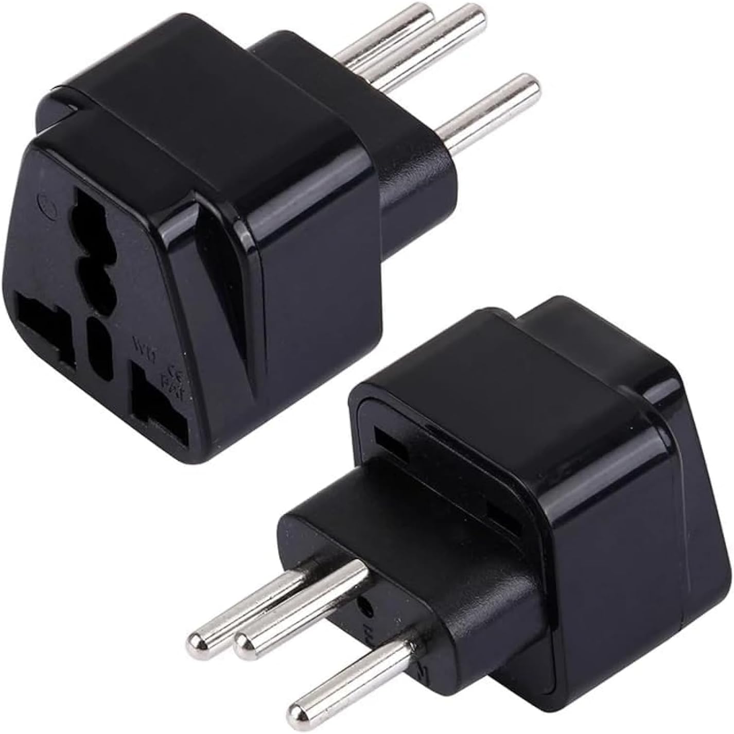 2 Pack UK to Swiss Plug Adapter, European Travel Universal Adapter for ...