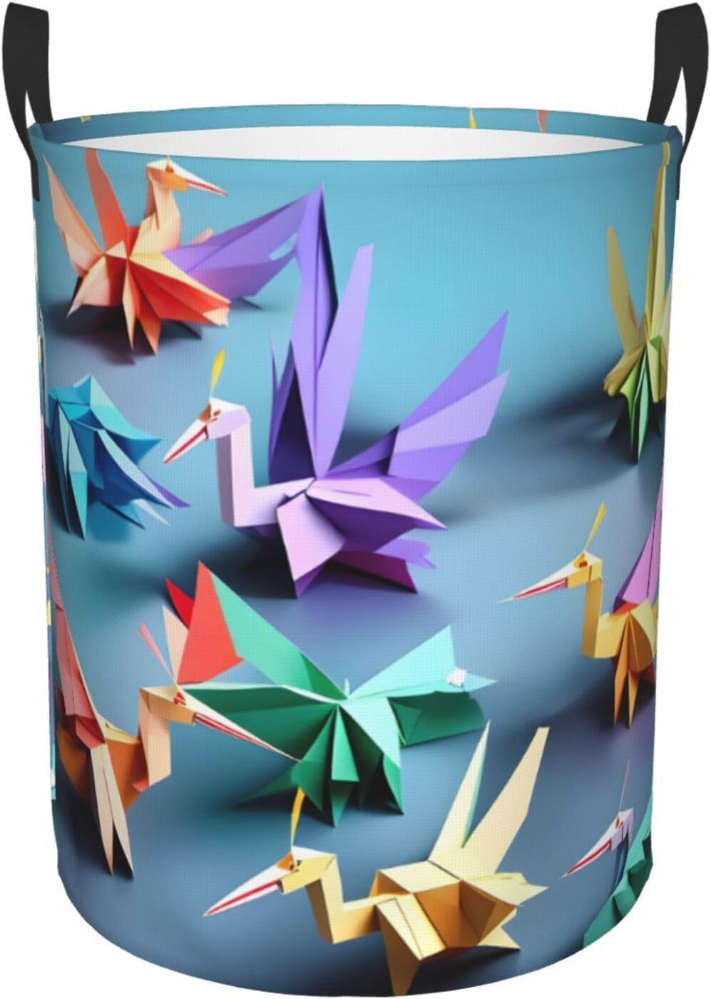 Amazon.com: Origami Multicolor Papercraft Cranes print Dirty laundry ...