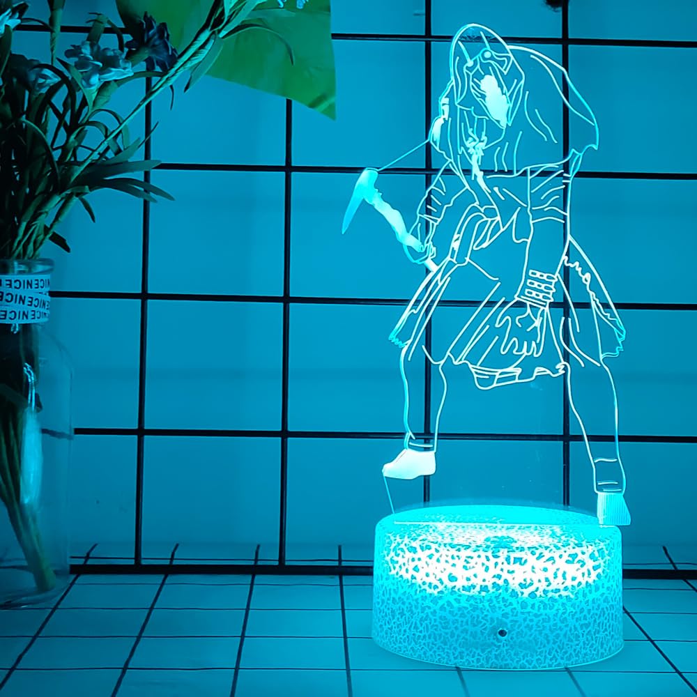 Mzcyfuy Dead by Daylight 3D Night Light, Killer Role, 16 Color Changing ...