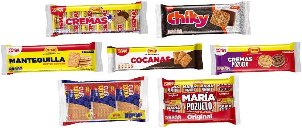 Amazon.com: Pozuelo Cookies & Crackers Variety Bundle | Chiky Chocolate ...