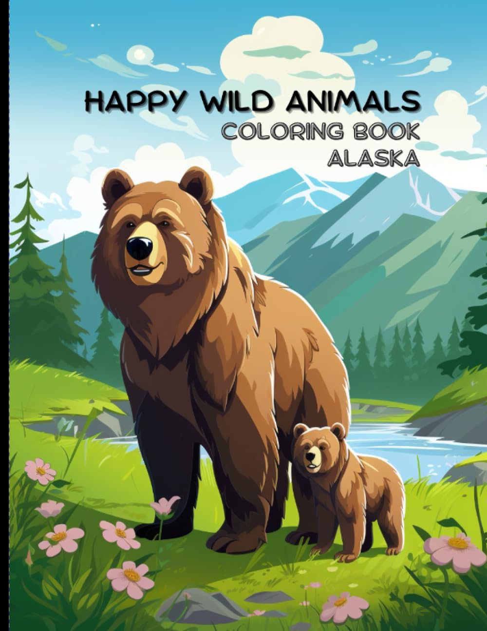Happy Wild Animals: Coloring Book Alaska: Cosma Shiva, Kalea ...