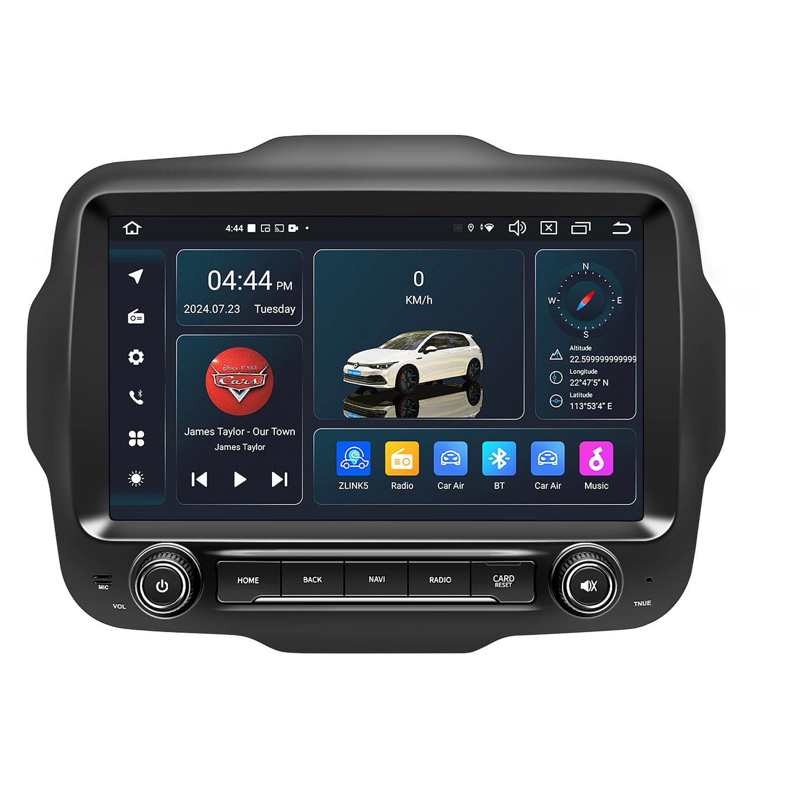 Amazon.com: Car Radio Stereo for Jeep Renegade 2015 2016 2017 2018 2019 ...