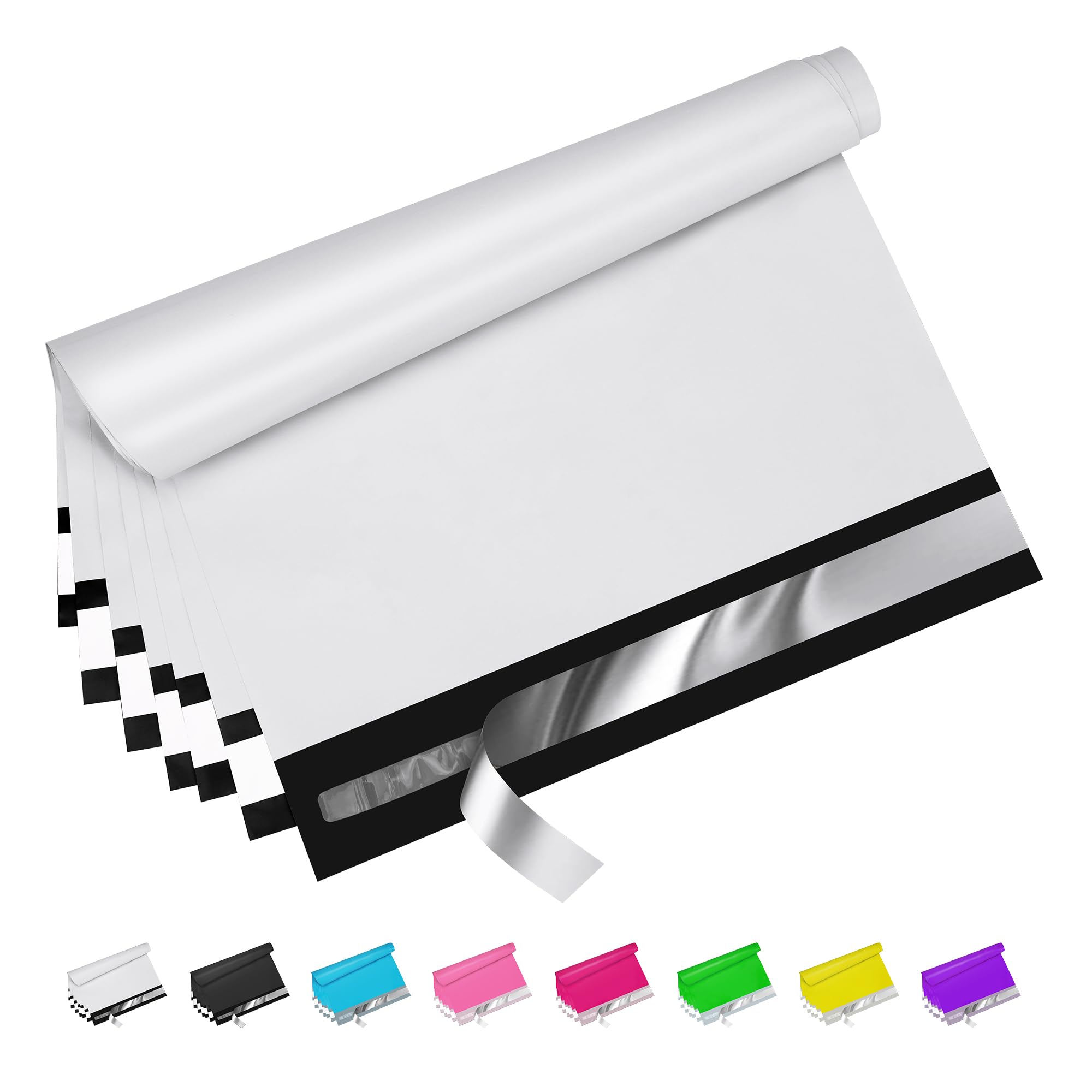 Amazon.com : Jowlroel White Poly Mailers 10x13 Inch 25 Pcs, Strong ...