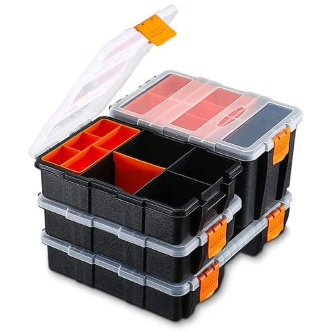 Snapklik.com : Andalus Tools Organizer Box, Small Parts Storage Multi ...