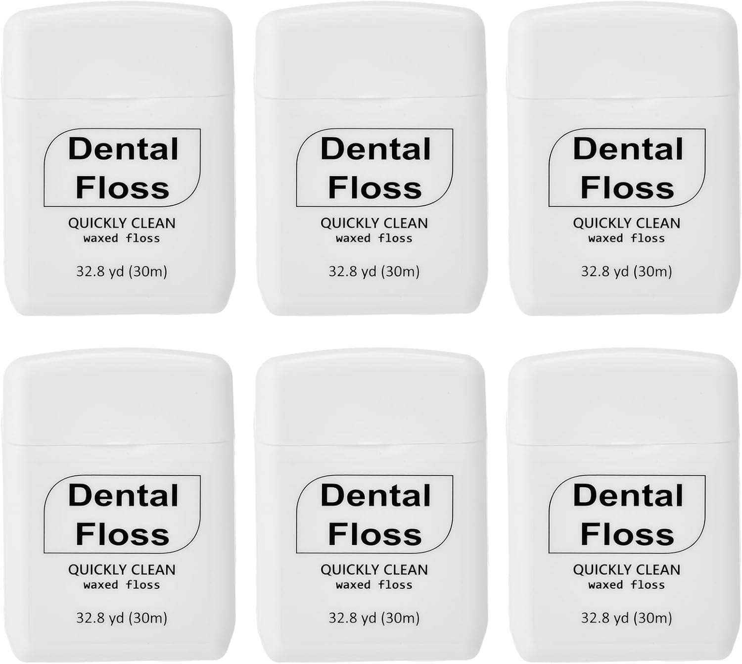 Amazon.com : Baderke 6 Pack Mini Dental Floss, Travel Pack, 30 M Each ...