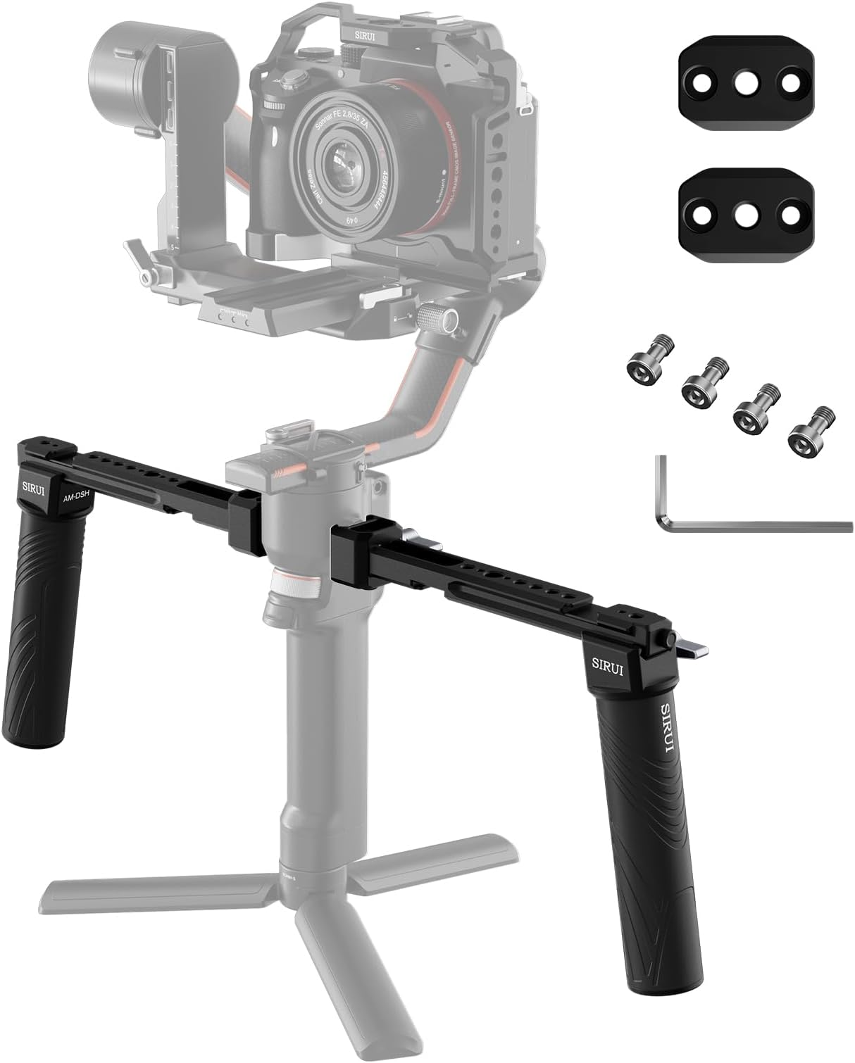 Amazon.com : SMALLRIG Dual Handle Handgrip for DJI RS 4 /RS 4 Pro/RS 3 ...