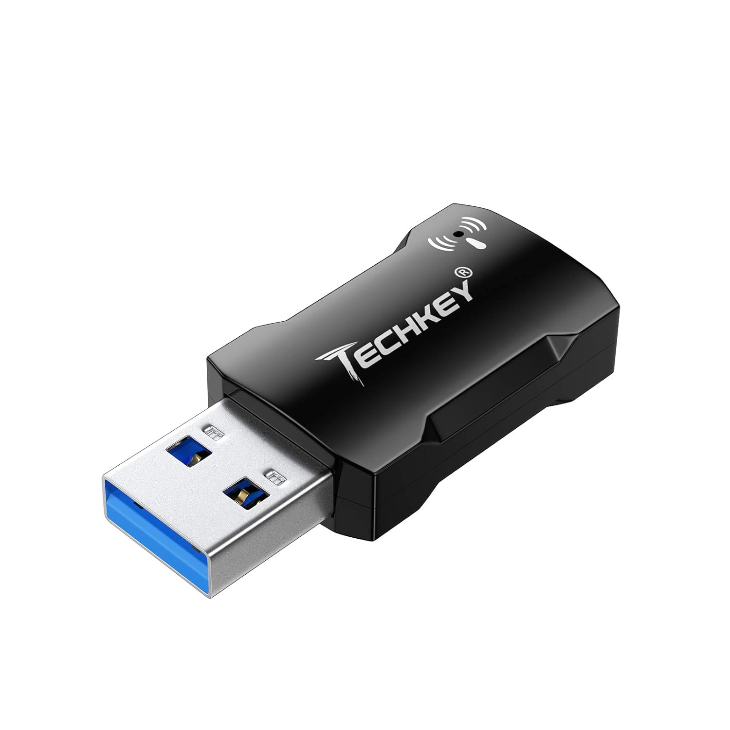 USB WiFi Adapter 1200Mbps for PC, Techkey Mini Wireless Network Adapter ...