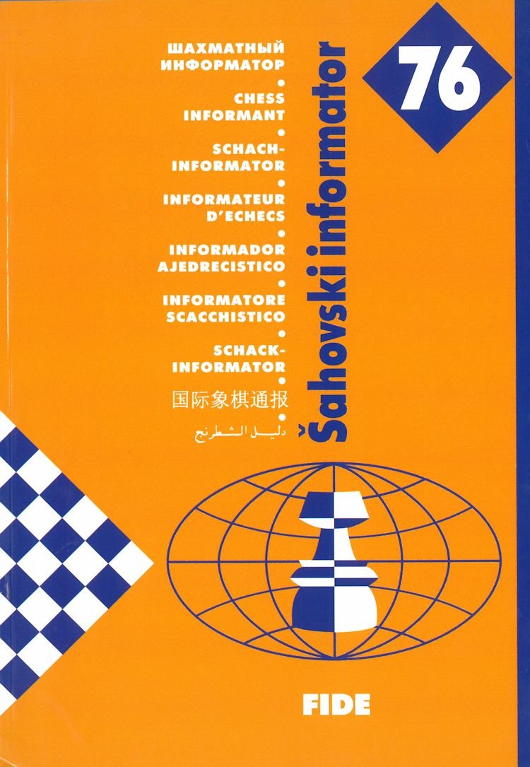 Amazon.com: Chess informant 76: Sahovski informator: Books