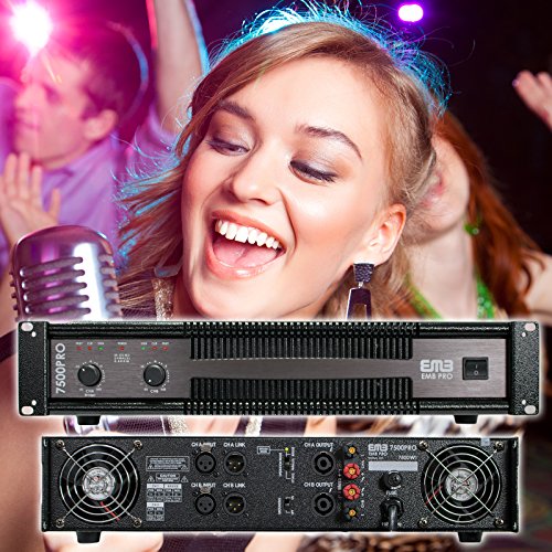 EMB Professional 7500W 2CH Power Amplifier EB7500PRO - Want It All