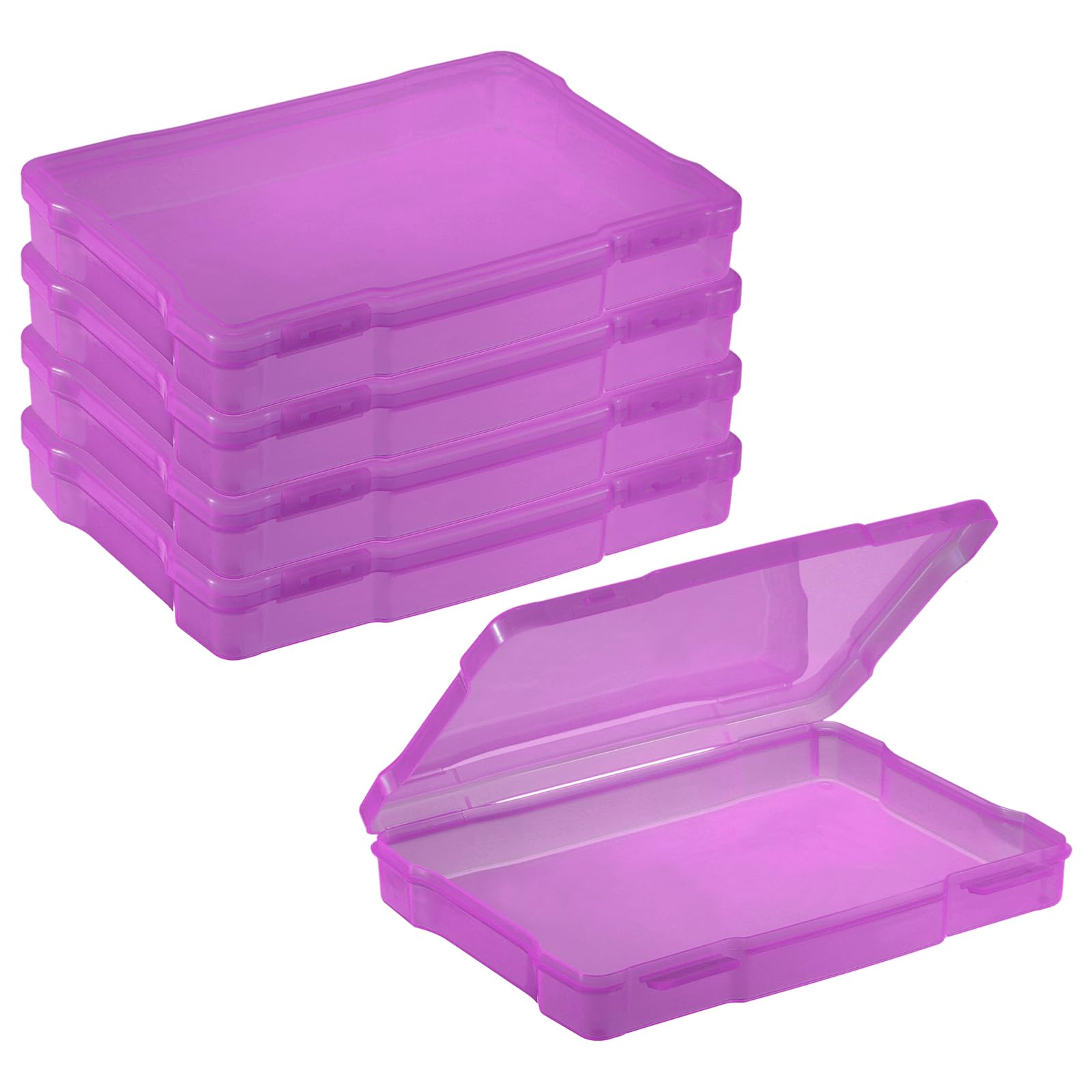 Amazon.com: PATIKIL 5x7 Photo Storage Box, 4 Pack Photo Boxes Storage ...