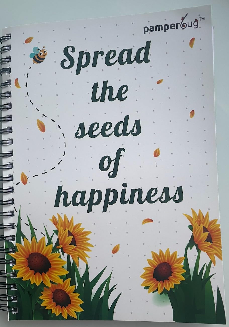 PAMPERBUG Weekly Gratitude Journal Diary, Mini Journal to Build a Habit ...