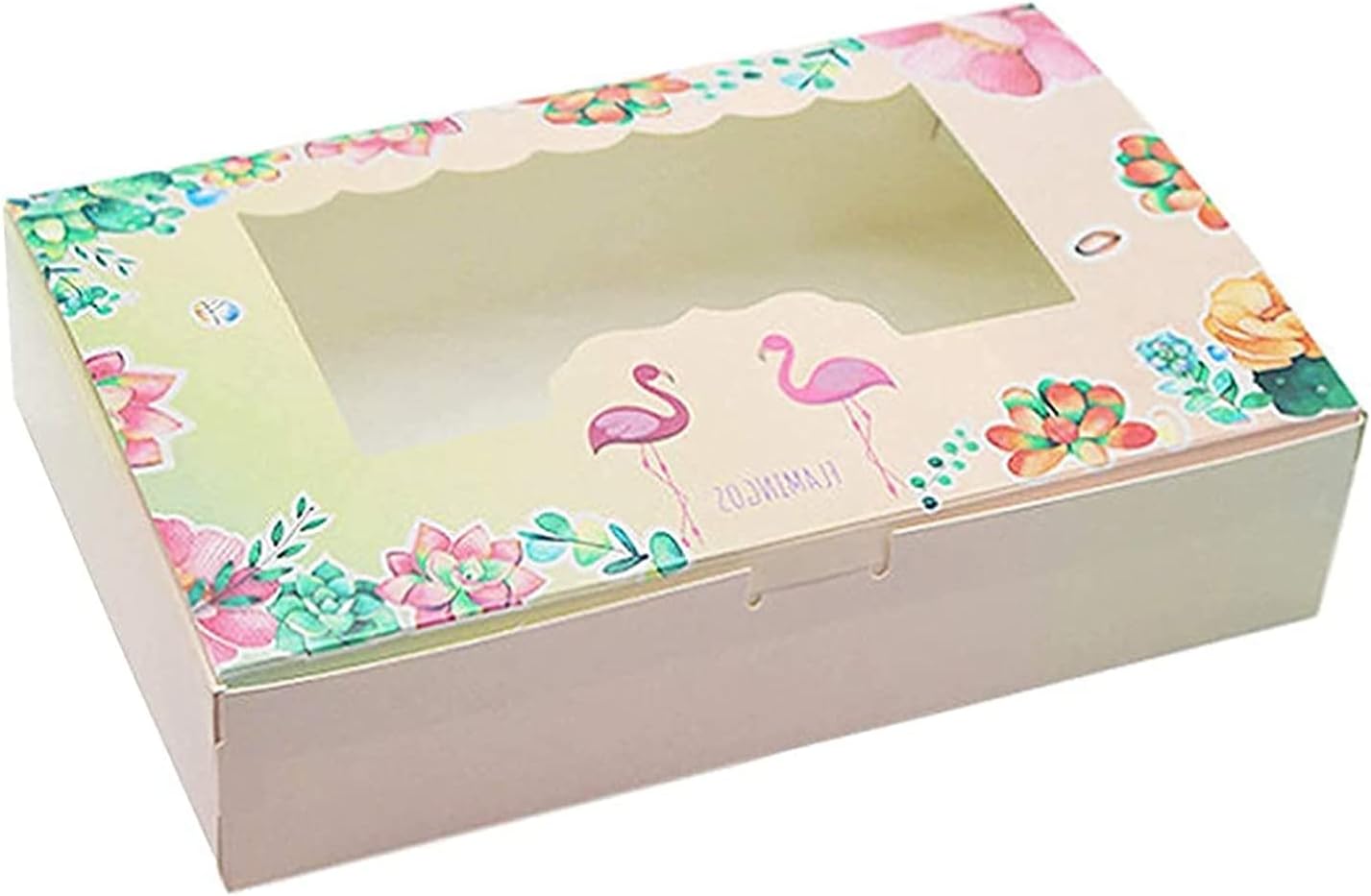 Amazon.com: 12 Pcs Bakery Boxes With Window, WitBicg Cookie Boxes With ...