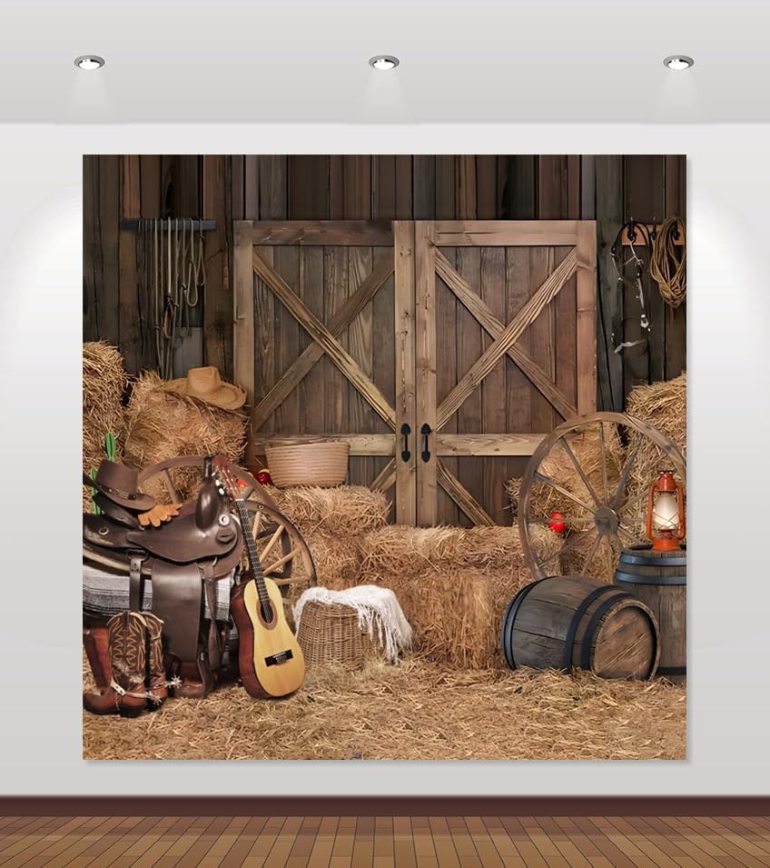 Amazon.com : Western Cowboy Backdrop 10x8ft for Photoshoot Western ...