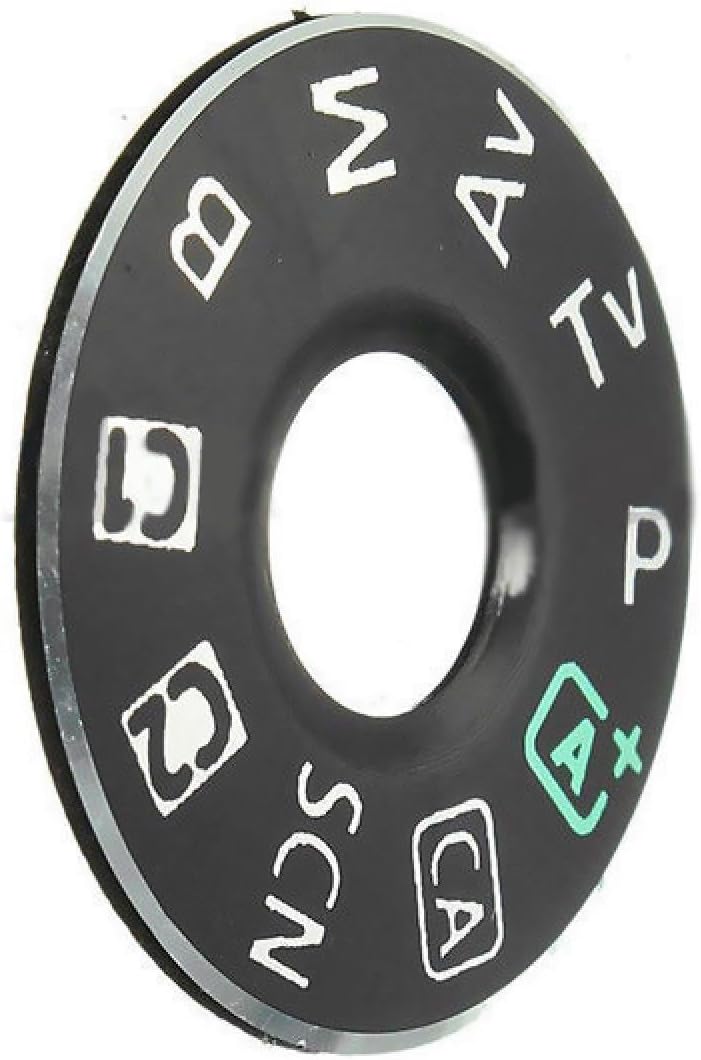 Amazon.com: ZEZEFUFU Camera Function Button Plate Dial Mode Plate ...