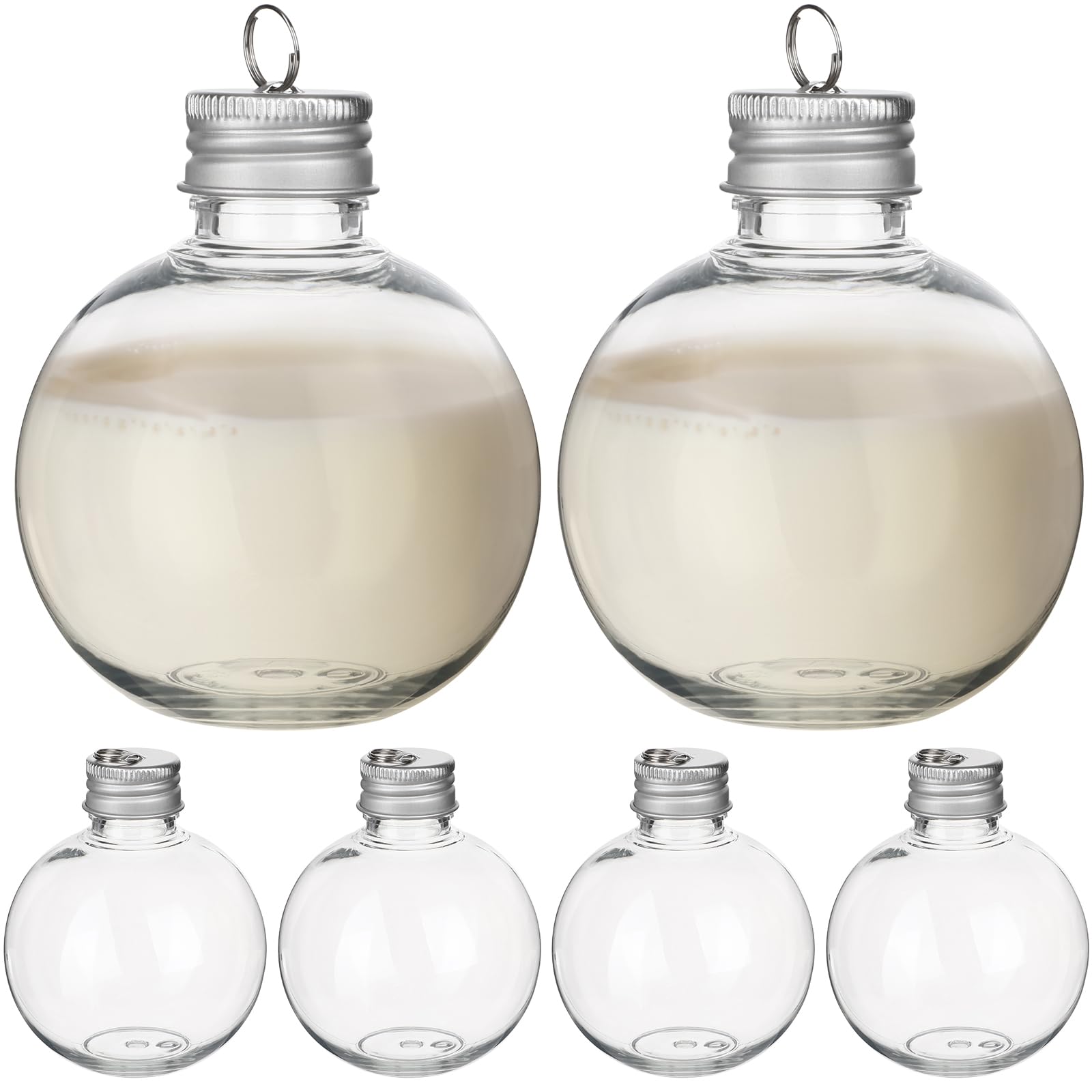 Amazon.com: Baluue Christmas Drink Balls 10pcs Clear Christmas Booze ...