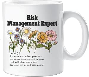 Amazon.com | Sanwood Funny Risk Management Expert Mug, Gift For Risk ...