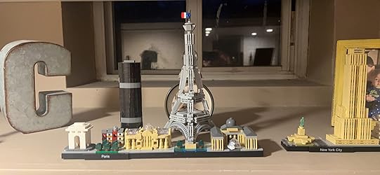 Amazon.com: LEGO Architecture Paris Skyline, Collectible Model Building Kit with Eiffel Tower ...
