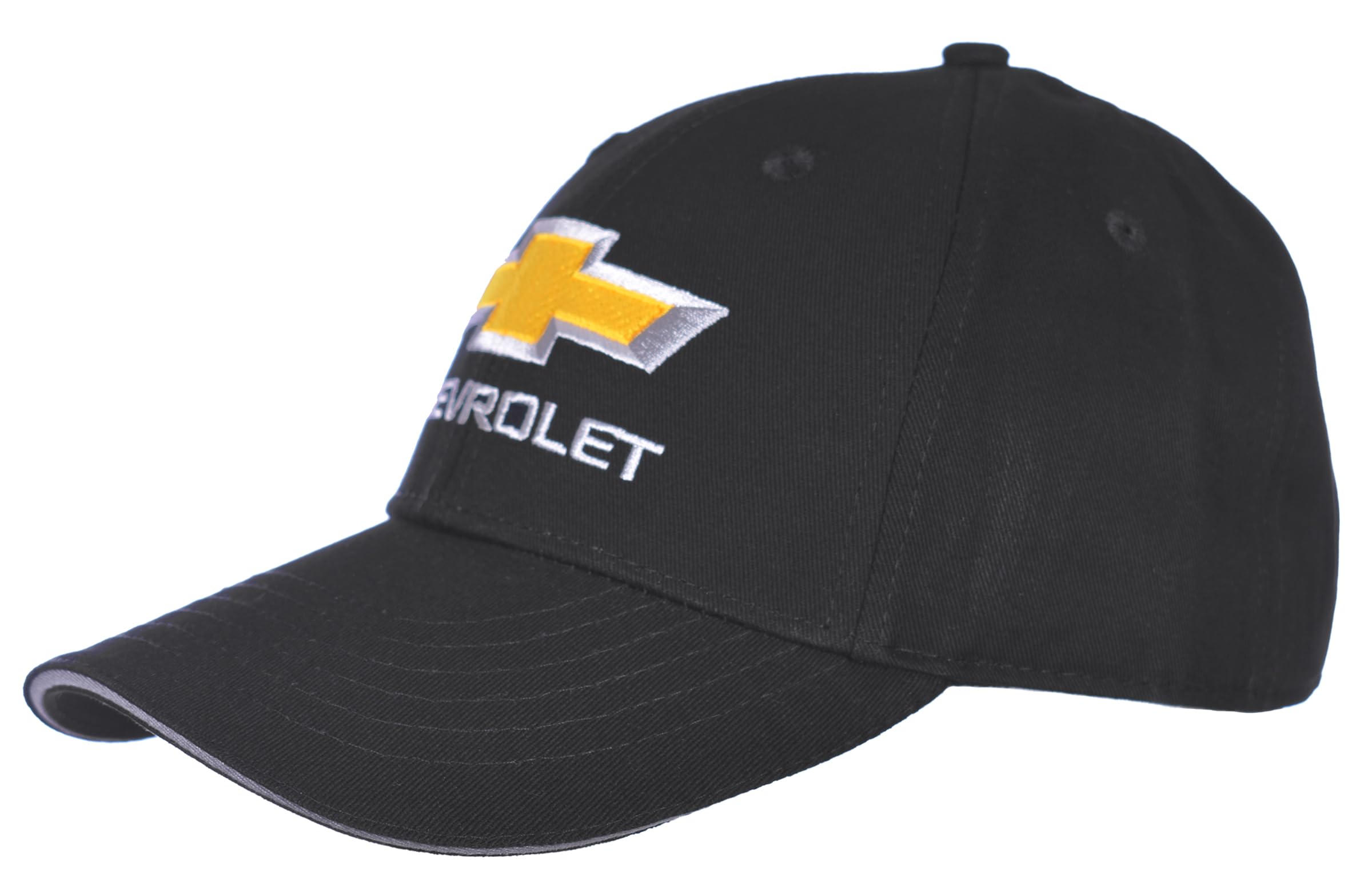 Snapklik.com : Mens Chevy Bow Tie Cap Adjustable Black Hat