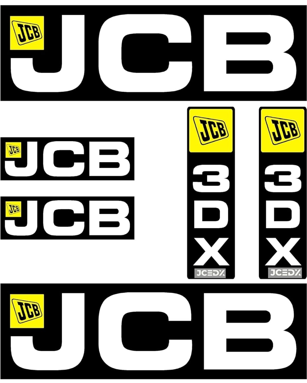 Jcb Machine Logo JCB 3CX Sitemaster Plus Backhoe Loader 1:32nd Scale
