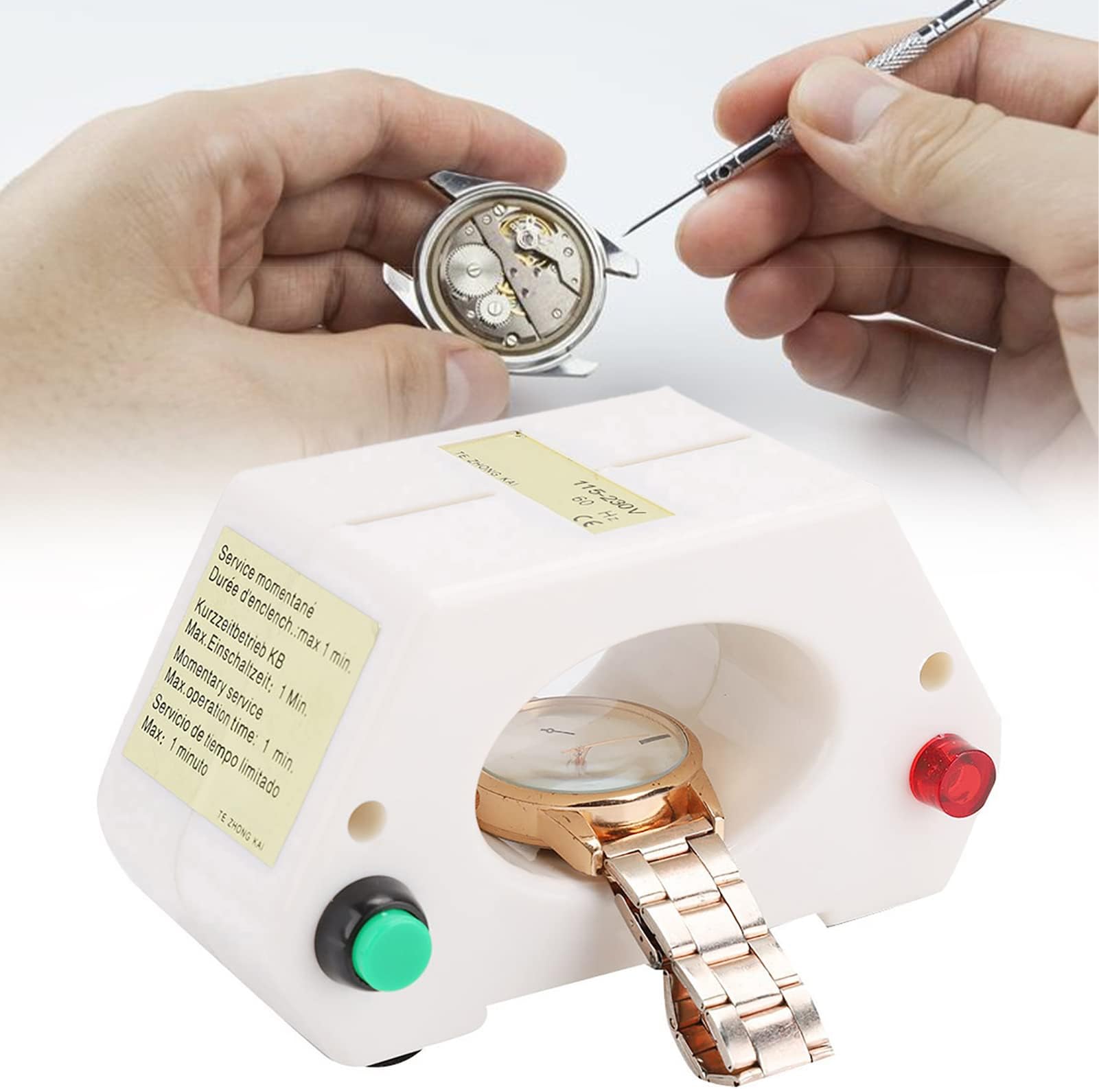 Amazon.com: Watch Magnetizer Demagnetization Machine, Wristwatch ...