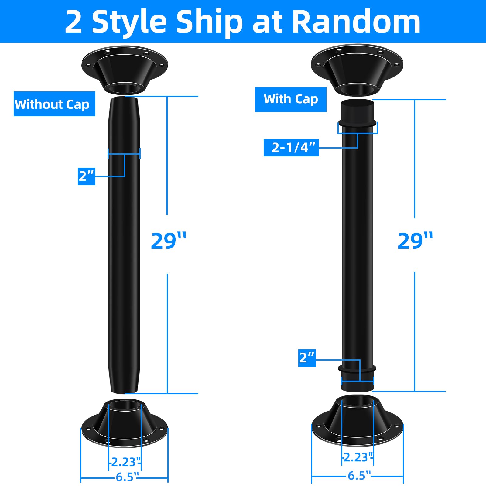 Snapklik.com : 29" RV Table Base Mount And RV Table Legs,Camper Tables ...