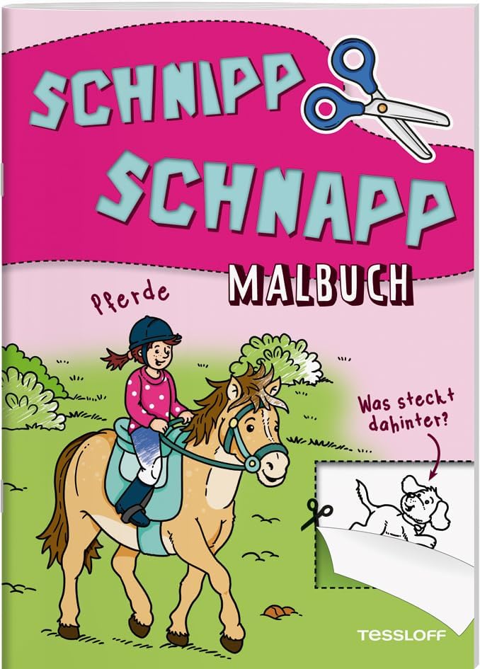 Schnipp Schnapp Malbuch. Pferde. Was steckt dahinter? | Übt den Umgang ...