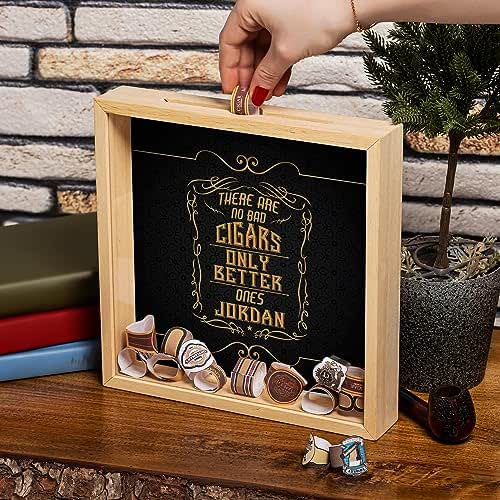 Amazon.com: udelf Personalized Cigar Band Display Box – Custom Name ...