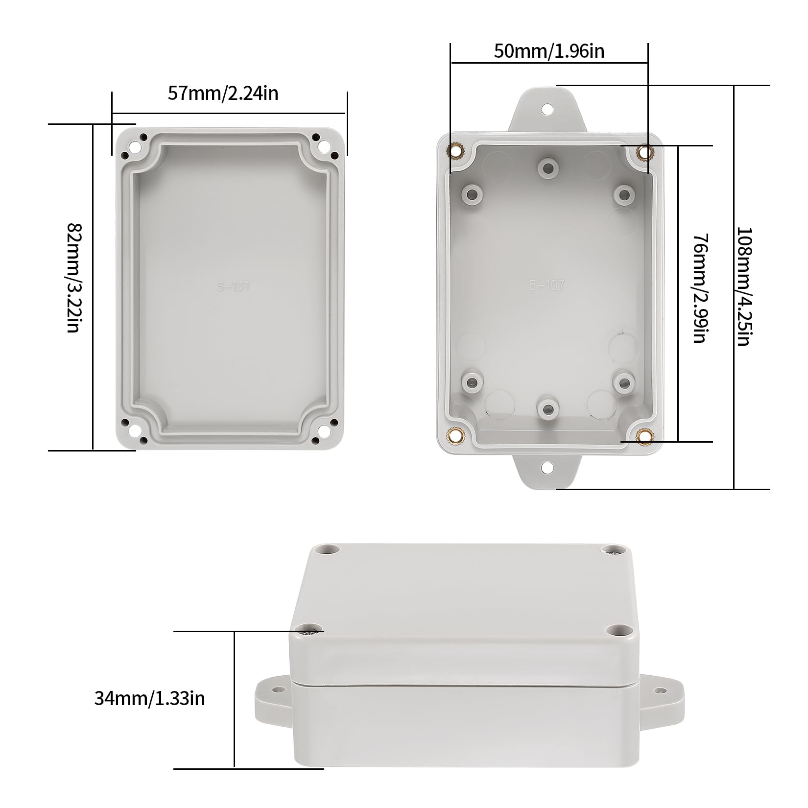 Electronic Junction Box Dimensions Waterproof PVC Junction Box Size